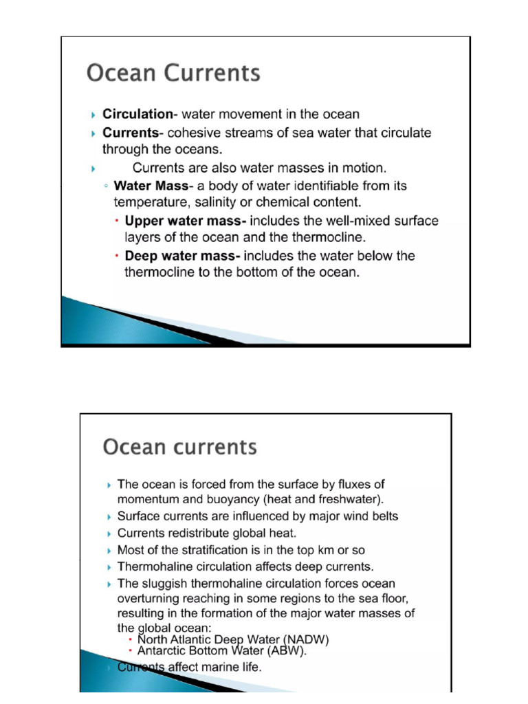 Ocean Currents | PDF