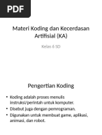 Materi Pembelajaran CODING - SD | PDF