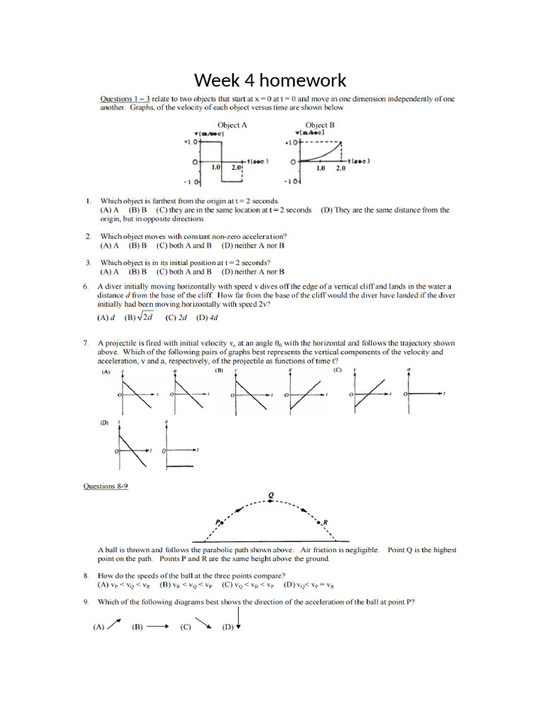 Kinematics in Two Dimensions 3 | PDF