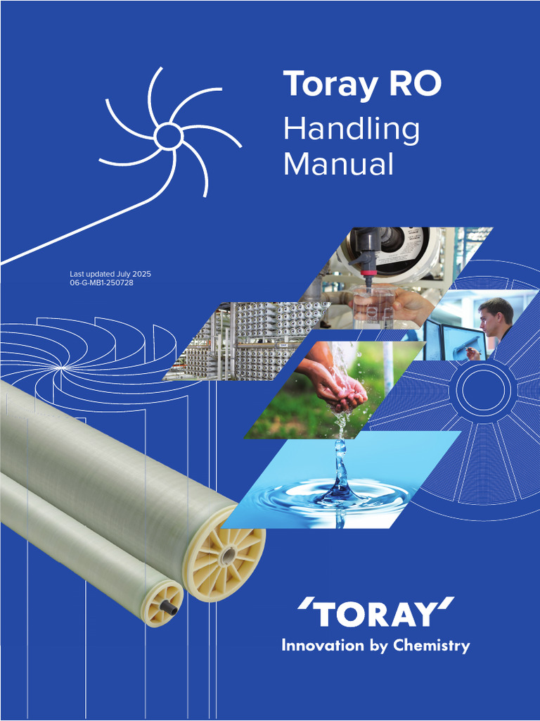 Toray RO Membrane Handling Manual | PDF | Membrane