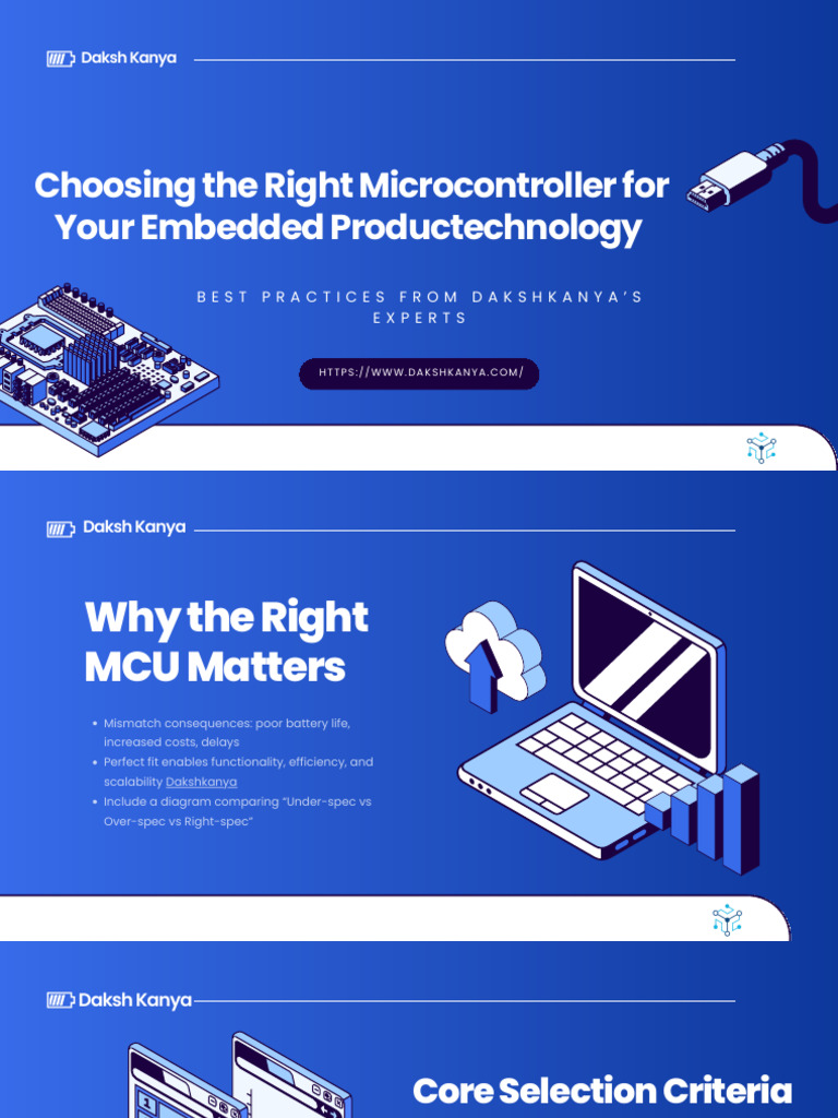 Selecting the Ideal Microcontroller | PDF