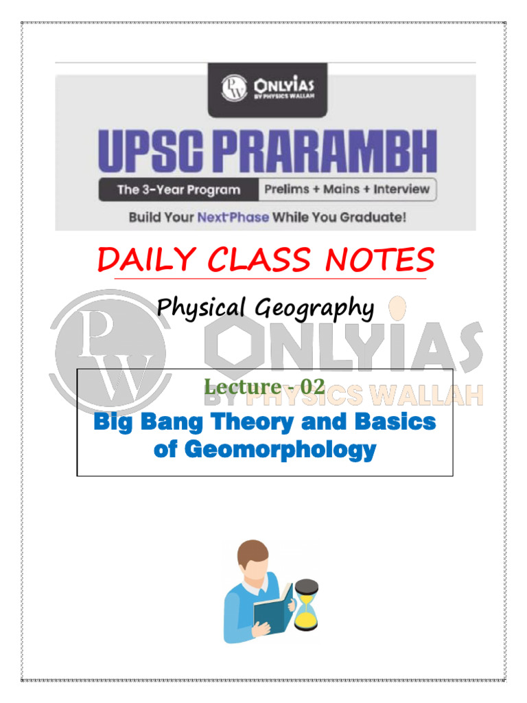 Physical Geography 02 - Daily Class Notes | PDF | Stars | Universe