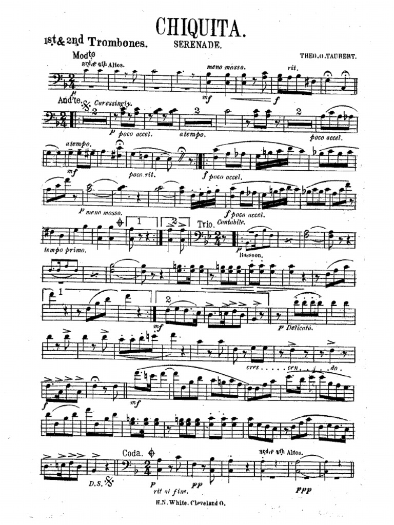 Chiquita TROMBONES | PDF