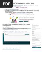 Cambridge How To Activate A Code 1 | PDF | Login | Password