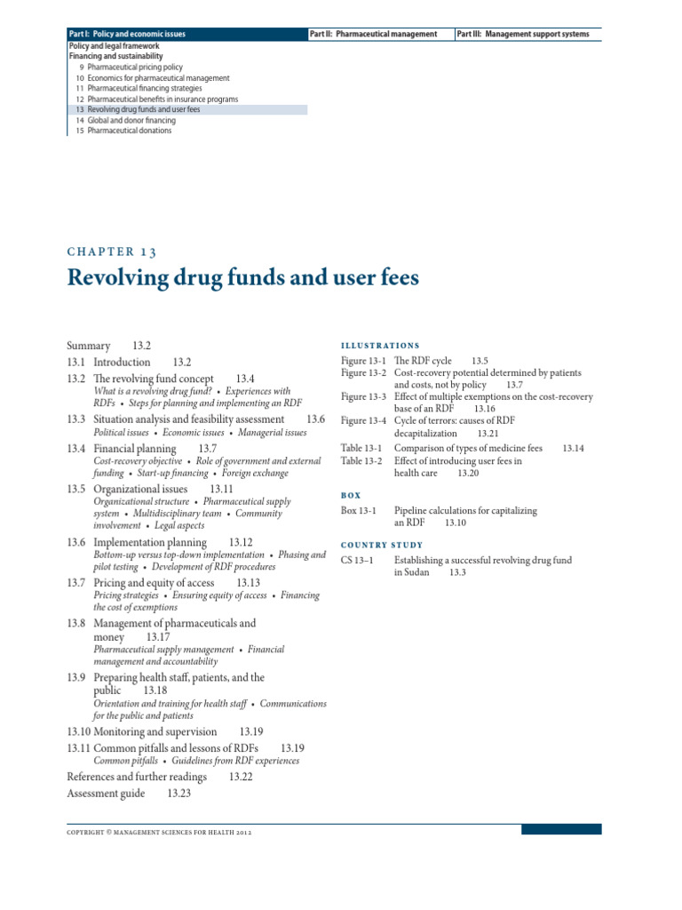 Revolving Drug Funds: Implementation Guide | PDF | Subsidy | Prices
