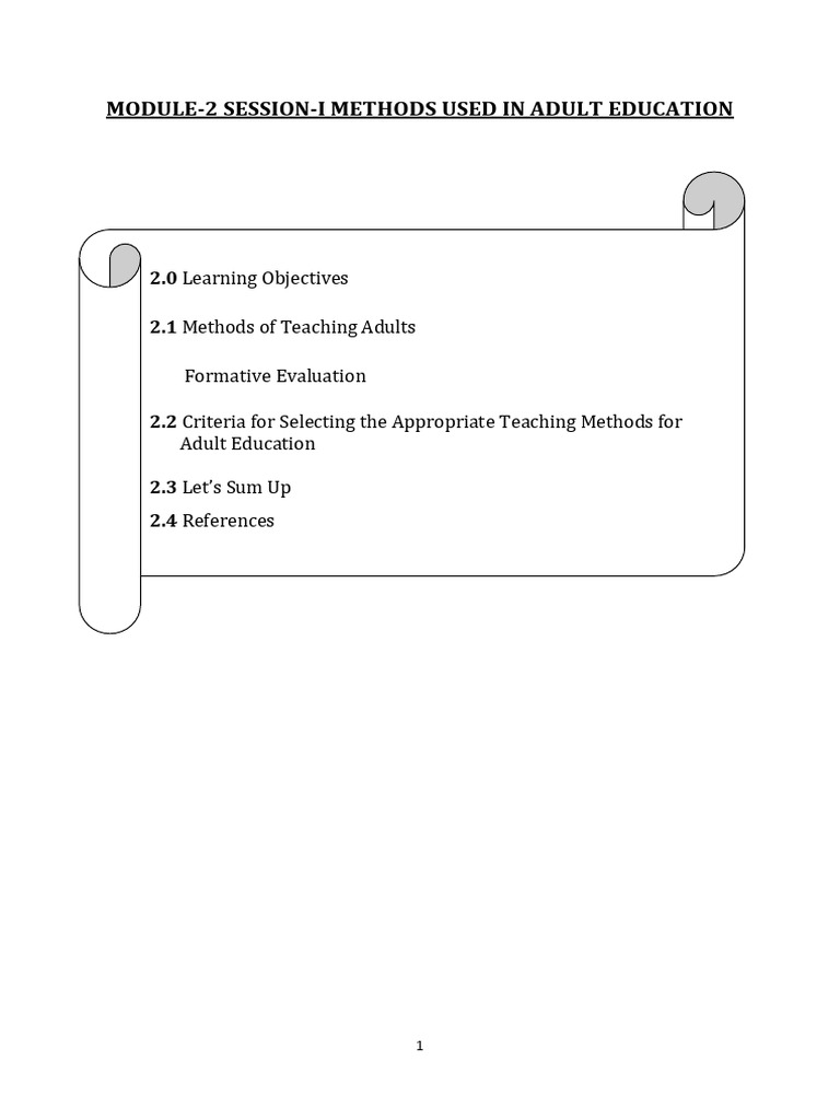 32 5 ET V1 S1 Module Sessioni | PDF | Learning | Teaching Method