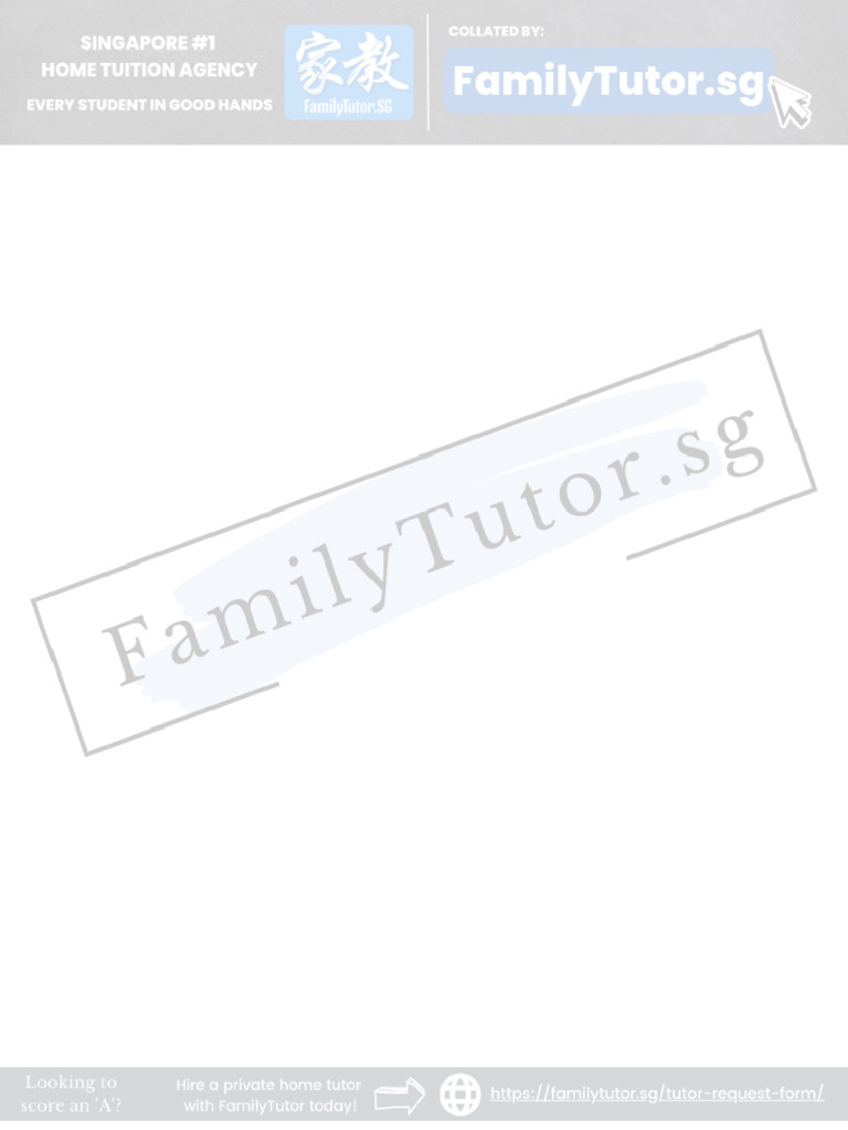 2021 Chinese p6 Papers For Students To Use | PDF