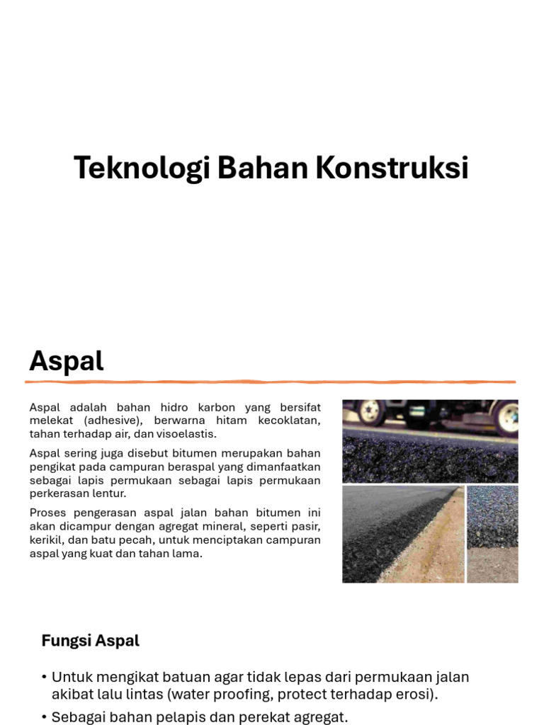 Teknologi Bahan Konstruksi_aspal3 | PDF