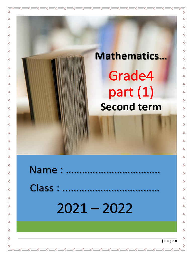 Grade 4 Mathematics: 2nd Term Fractions | PDF | Multiplication ...