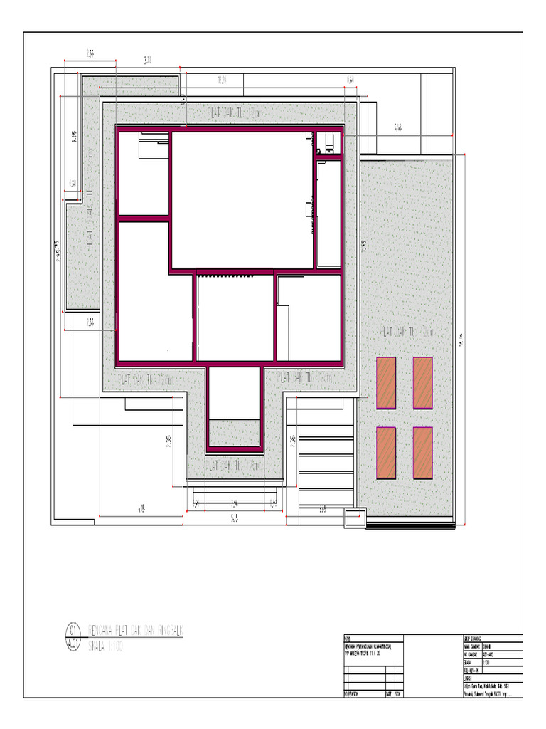 Rencana Plat Dan Ringbalk | PDF
