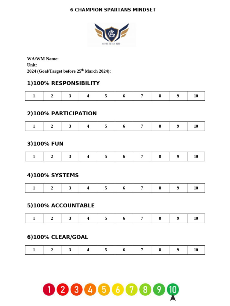 6 Champion Mindset | PDF
