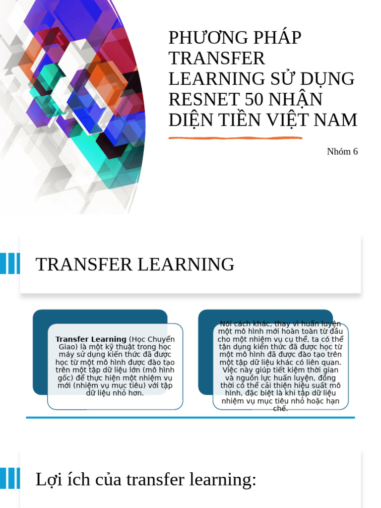 Phương Pháp Transfer Learning S D NG Resnet 50 | PDF