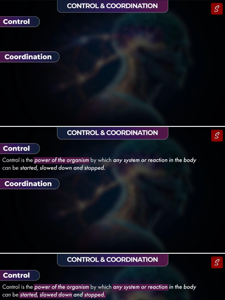 Control and coordination class 10th pdf | PDF