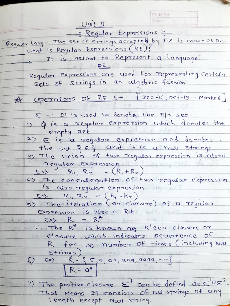 Toc Unit 2 | PDF