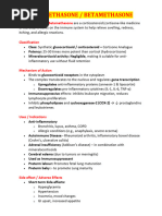 Dexamethasone Tapering Guidelines | PDF | Dose (Biochemistry) | Chemistry