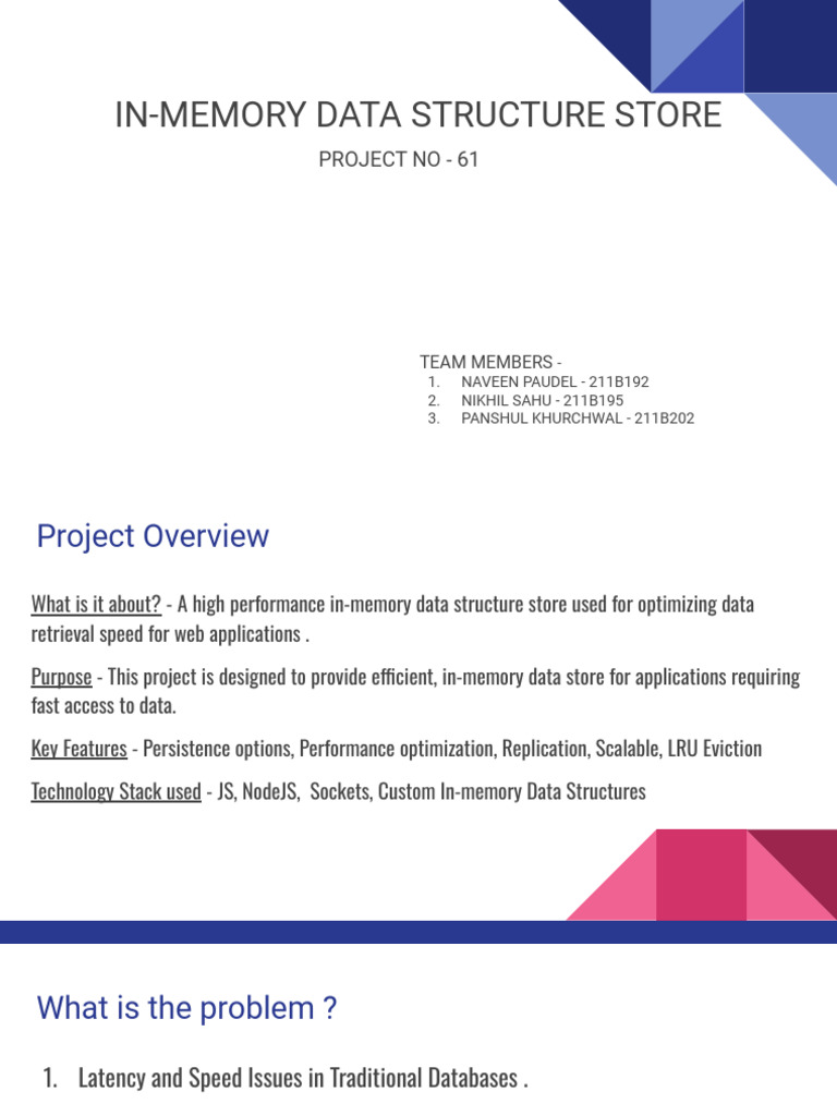 In-Memory Data Structure Store | PDF | Replication (Computing ...
