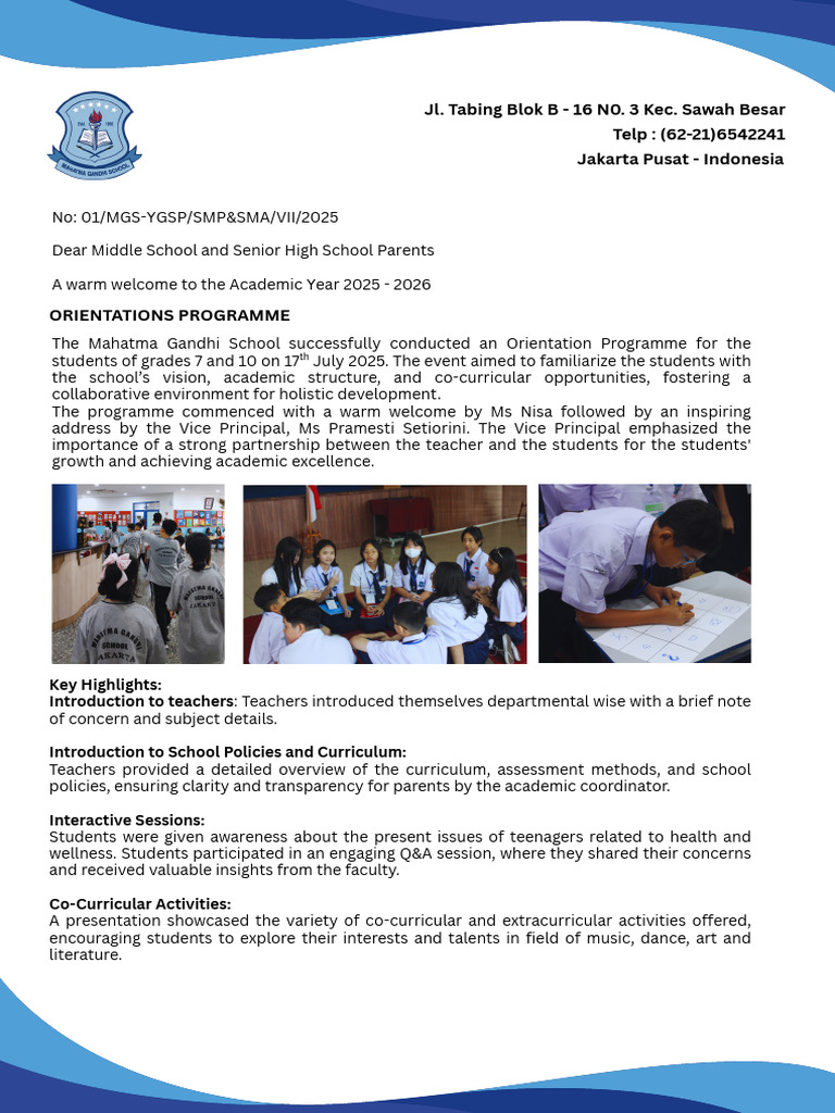 O'Reilly Senior High School Overview | PDF | Leadership | Learning