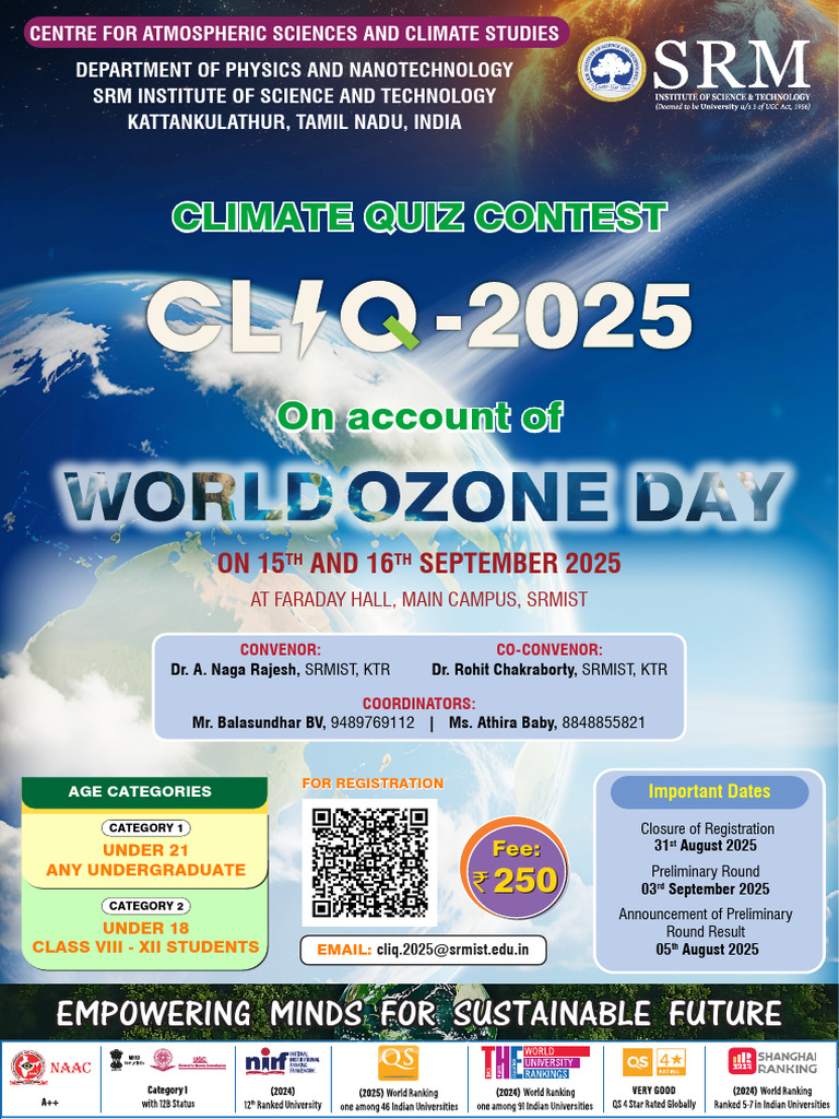 Climate Quiz Contest 2025 Registration | PDF