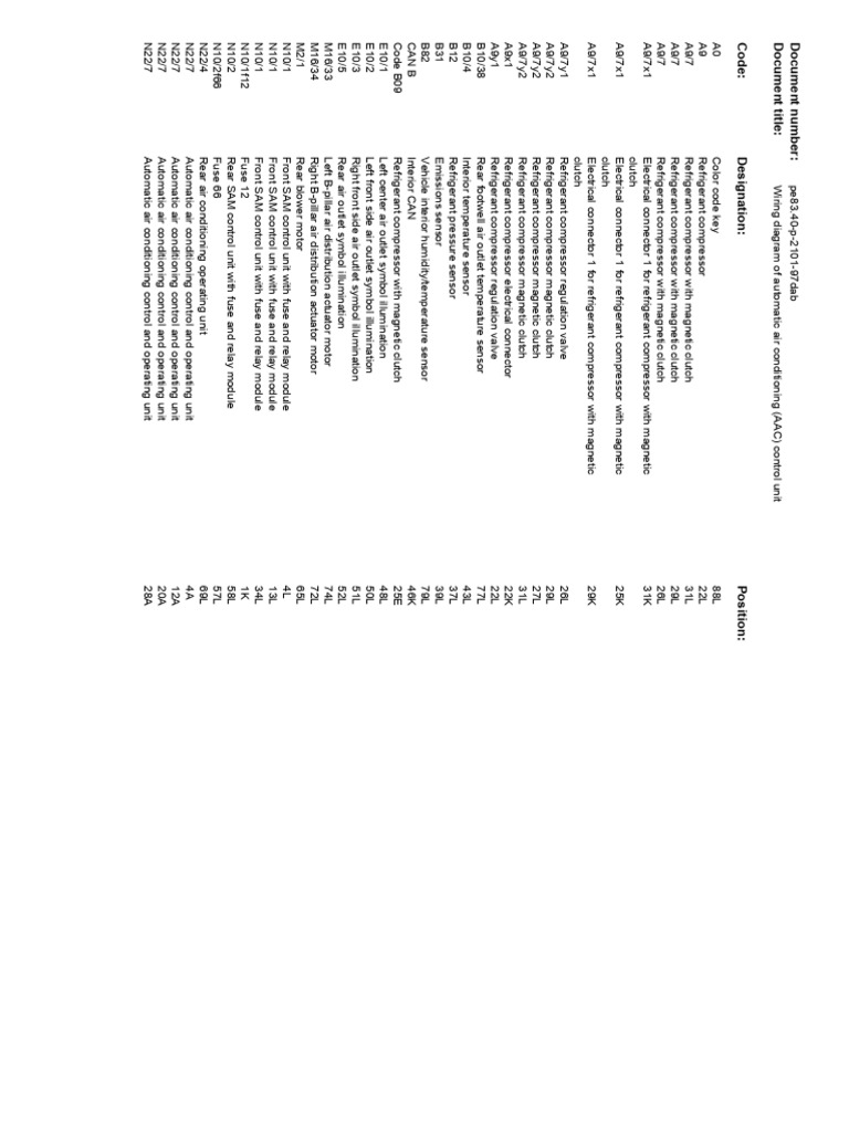 W212 Automatic Climate Control Unit Wiring Diagram_1 | PDF | Electrical Connector | Electrical ...