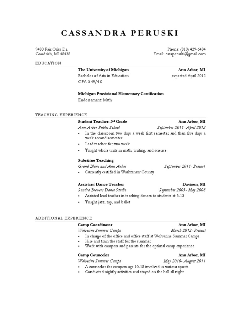 Extended Resume | PDF