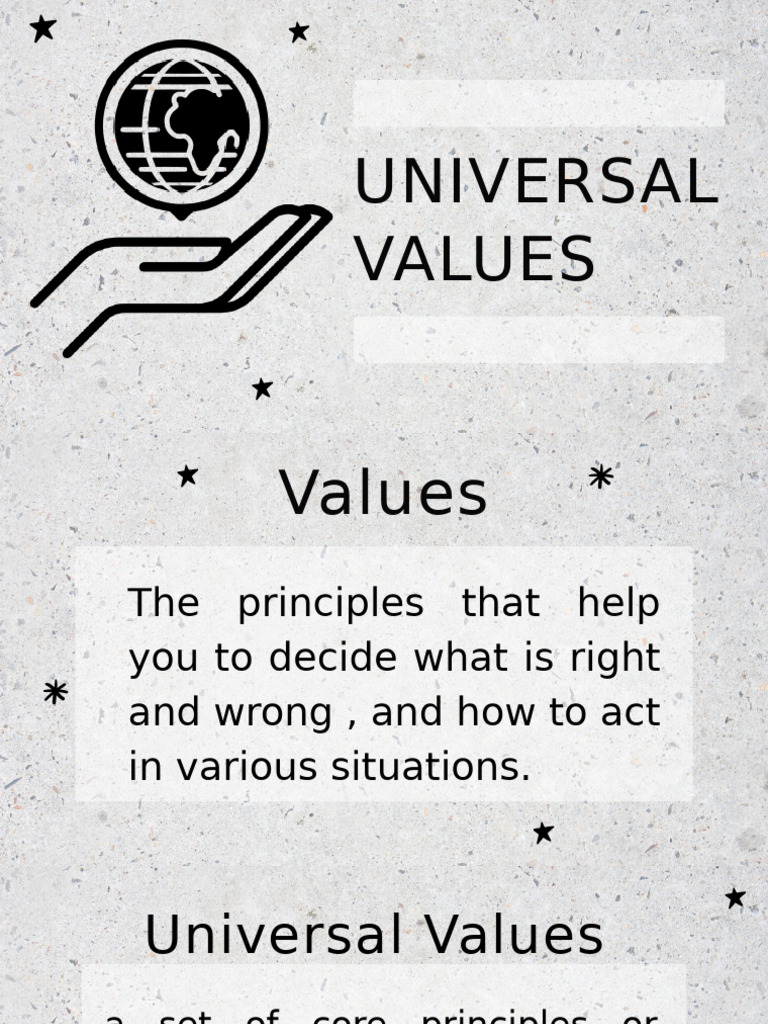 Ethics - Universal Values - 20240823 - 201325 - 0000 | PDF