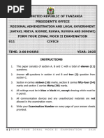 NECTA ACSEE 2025 Results Overview | PDF | Tanzania