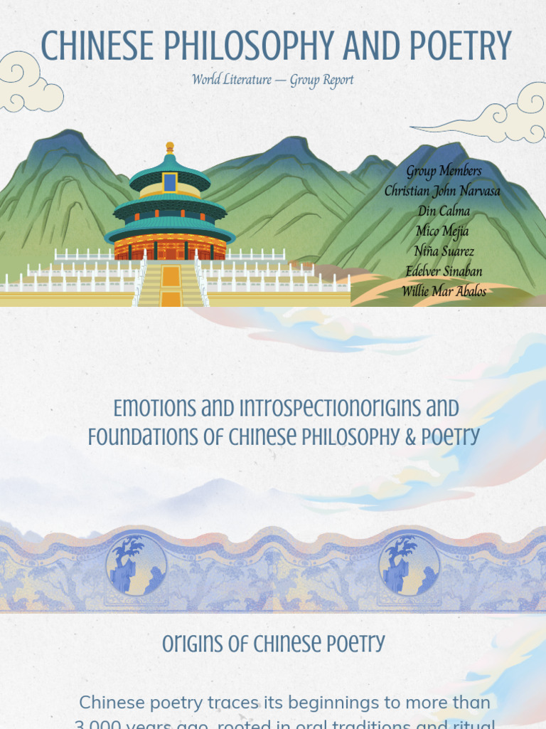 Chinese Philosophy and Poetry Overview | PDF | Poetry | Chinese Poetry