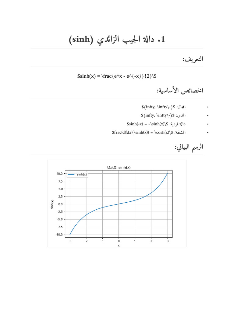 Hyperbolic Functions | PDF