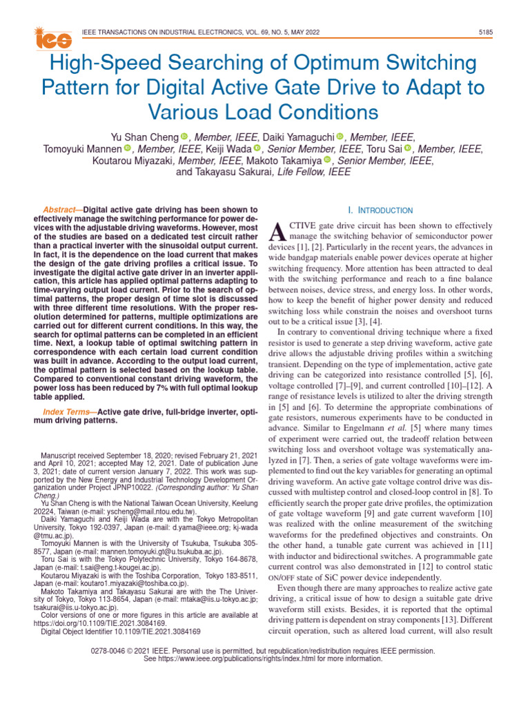 Cheng Et Al - 2022 - High-Speed Searching of Optimum Switching Pattern ...