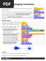 Scratch Costume Selection Guide | PDF | Computer Graphics | Graphics
