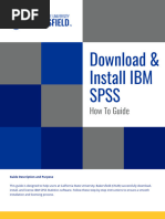 SPSS Download and Installation Guide | PDF | Spss | Computer File