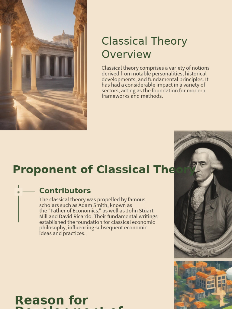 Classical Theory: Foundations of Economics | PDF | Market (Economics ...