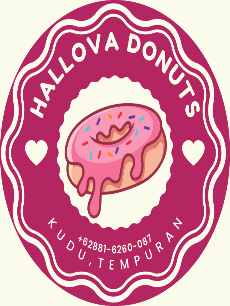 Stiker Donat 5x5 | PDF