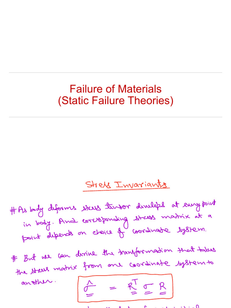 Understanding Material Failure Theories | PDF | Strength Of Materials ...