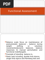 Functional Balance Grading Scale | PDF