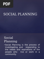 Understanding Social Planning Concepts | PDF | Planning | Quality Of Life