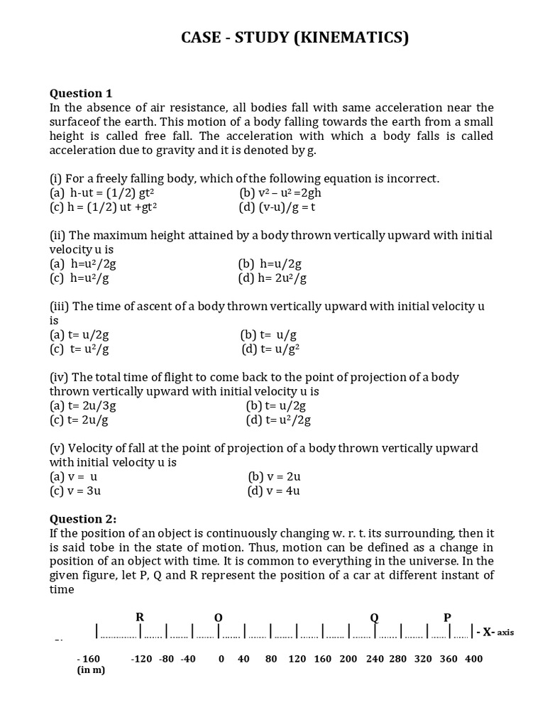 Kinematics and Motion Concepts Quiz | PDF | Euclidean Vector | Acceleration