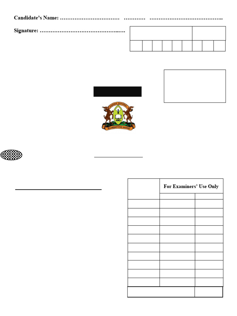 s.6 Pre-mock Ict p.1 2023 | PDF | Computing | Computer Science
