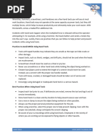 Clean as You Go Policy Overview | PDF | Housekeeping | Hazards