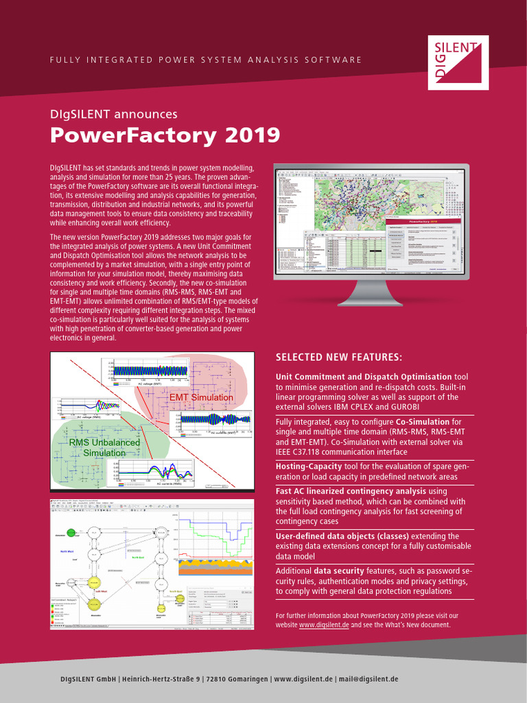 PowerFactory 2019: Advanced Power Analysis | PDF | Simulation ...