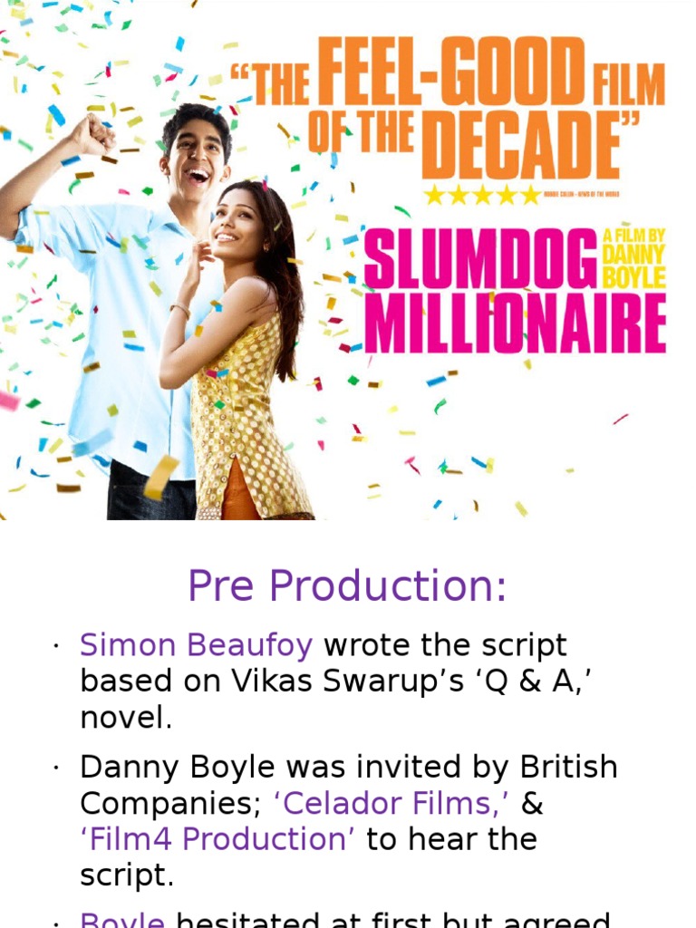 Slumdog Millionaire Film Production Overview | PDF | Travel