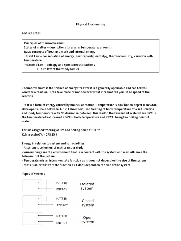 Principles of Physical Biochemistry | PDF | Temperature | Entropy