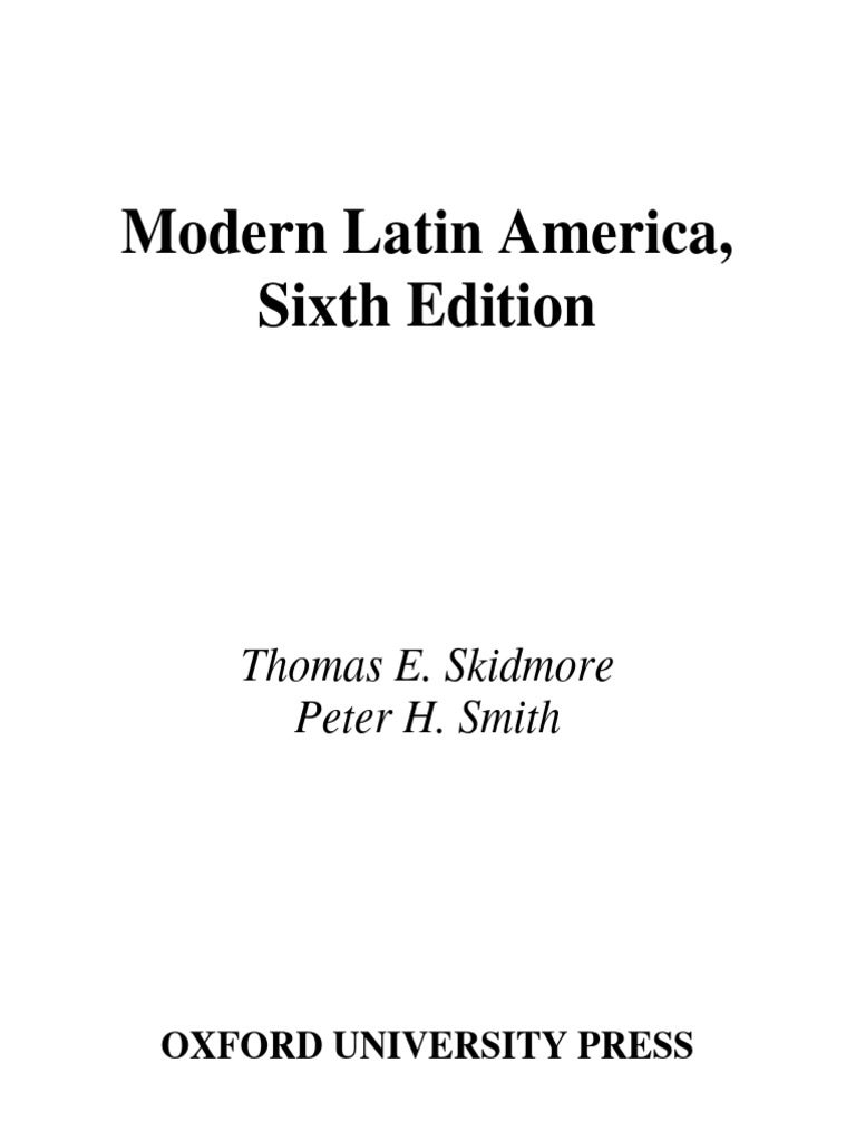 Understanding Modern Latin America | PDF | Latin America ...