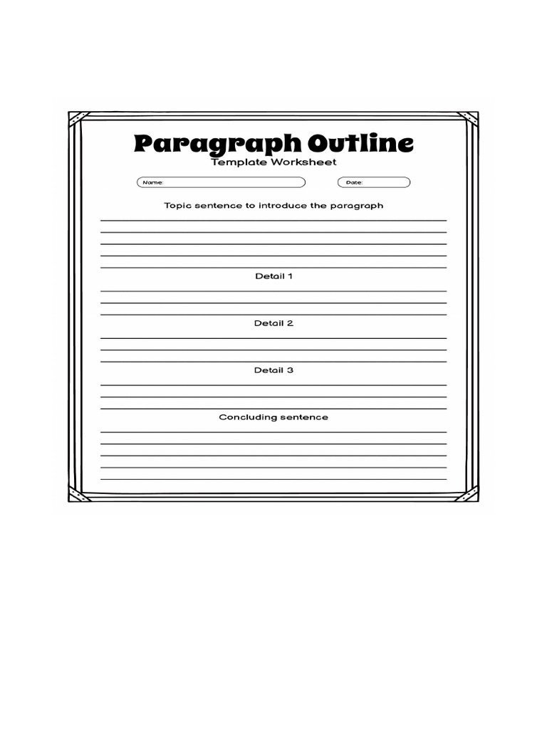 Paragraph Outline | PDF