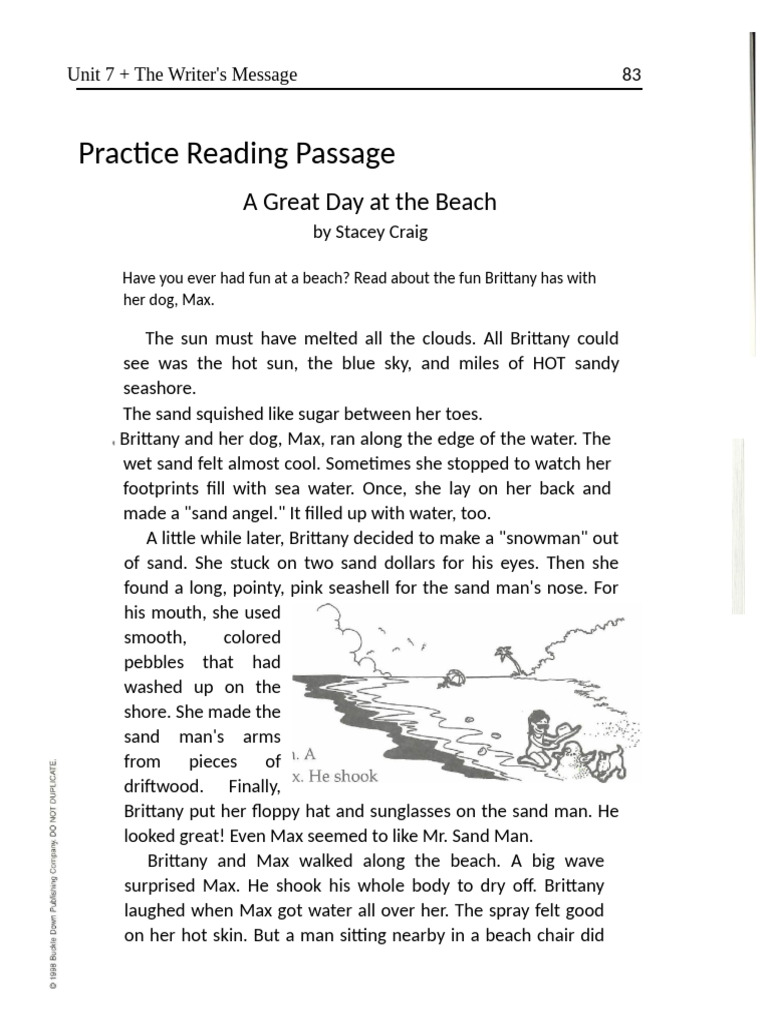 Brittany's Fun Day at the Beach | PDF