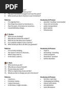 OPIc Sample Questions for Practice | PDF