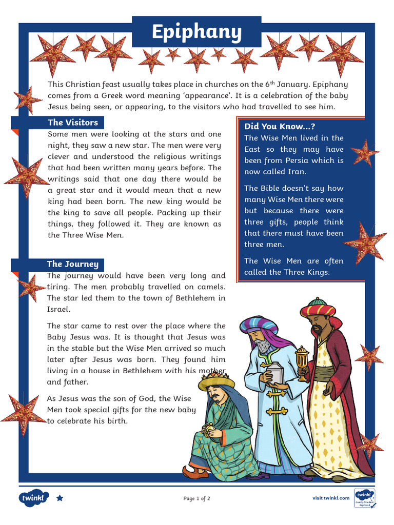 Understanding the Feast of Epiphany | PDF | Biblical Magi