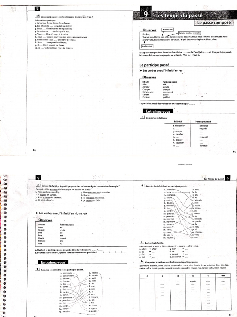 Passé Composé | PDF