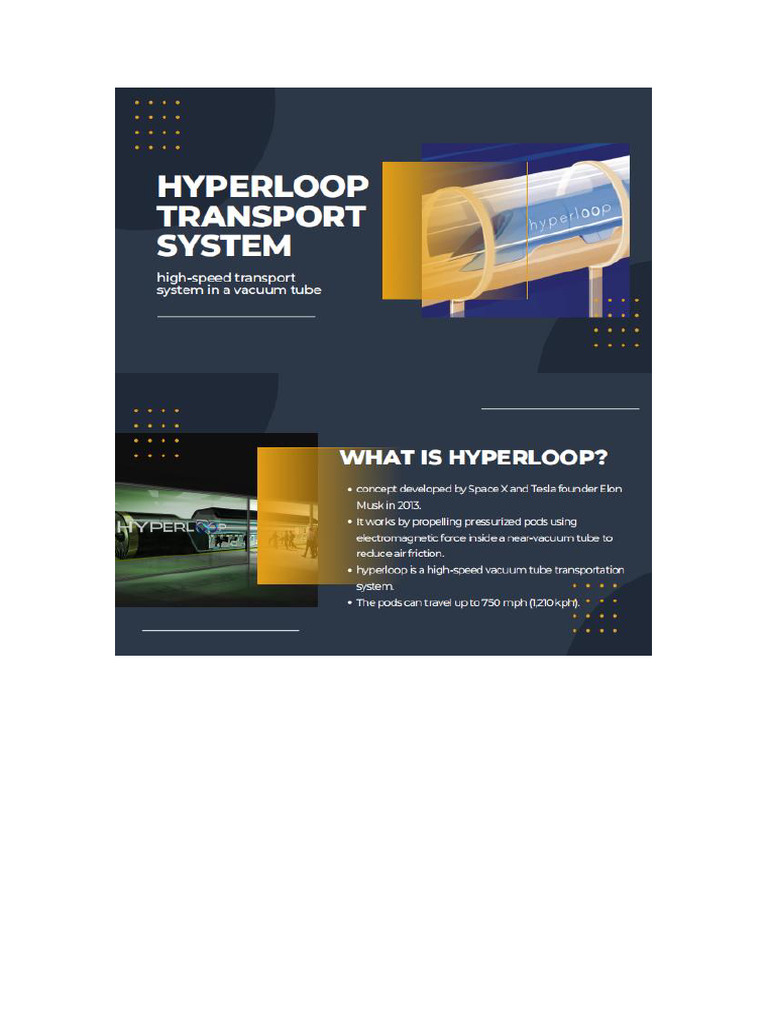 Hyperloop System | PDF