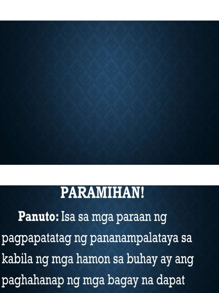 Lesson 5 - Week 6 - Kahalagahan NG Pag Iimpok Sa Buhay | PDF
